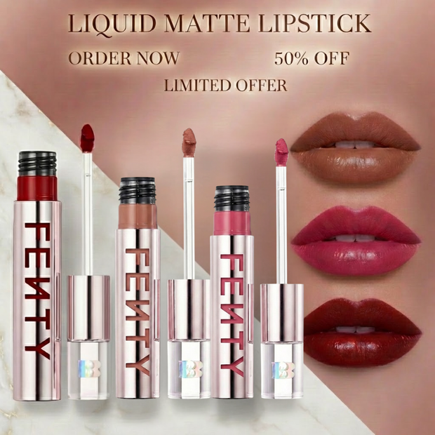 Fenty Icon Velvet Liquid Lipstick – The Essential Matte Collection Tri ...